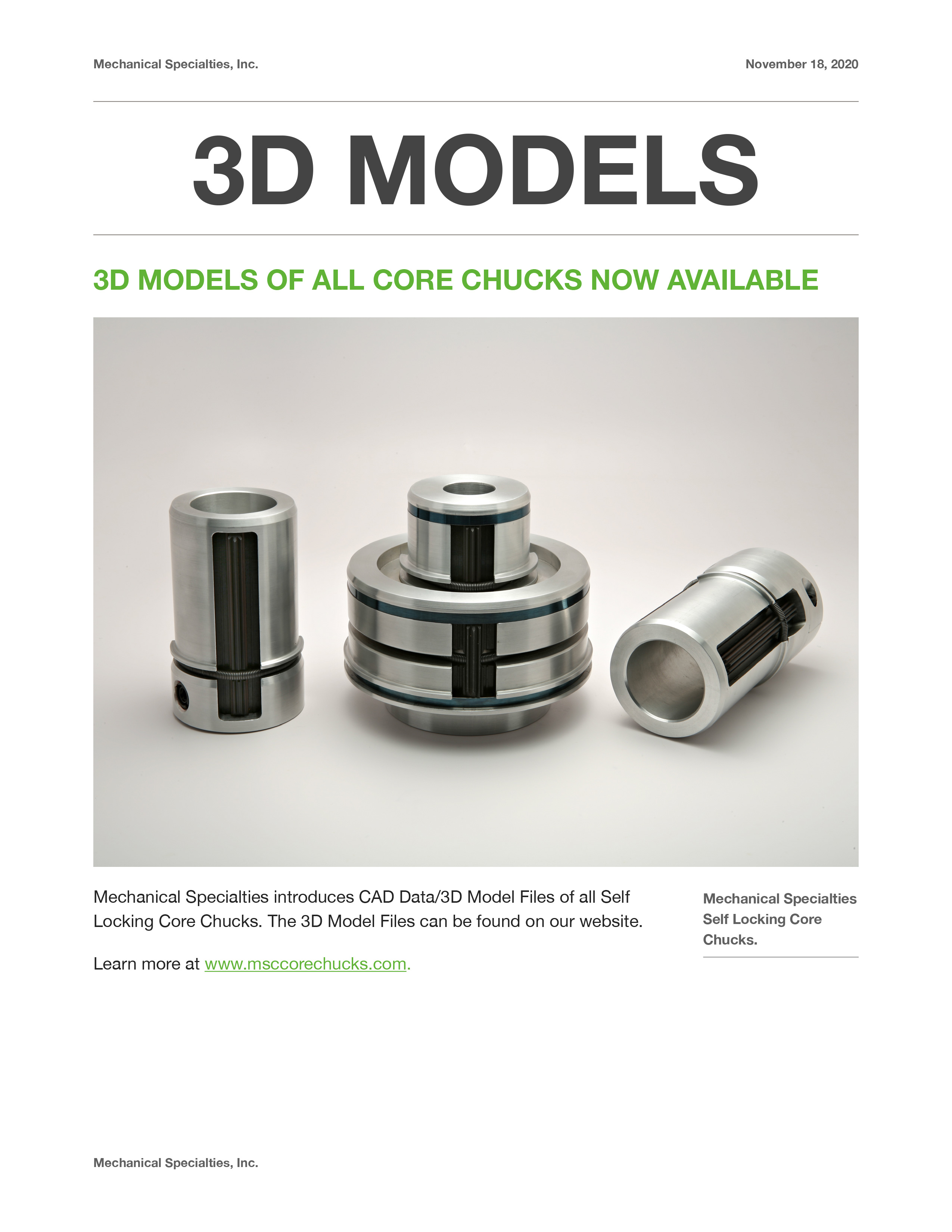 3D models of All Core Chucks Now Available - Label and Narrow Web