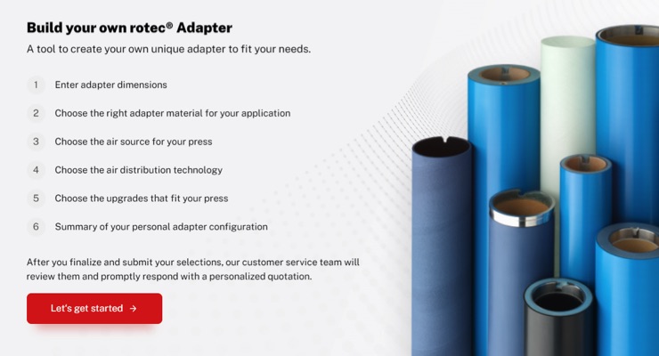 XSYS launches digital configuration tool for rotec adapters - Label and Narrow Web