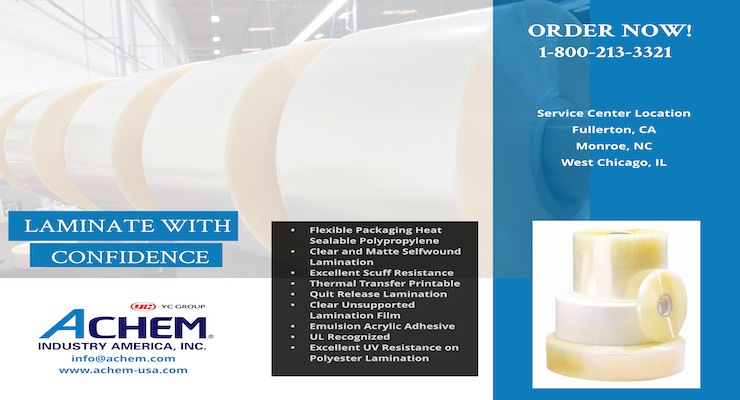Discover Achem Lamination - Label and Narrow Web