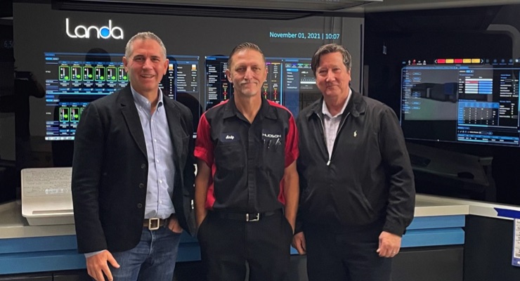 Landa S10P Nanographic Printing Press installed at Hudson Printing ...
