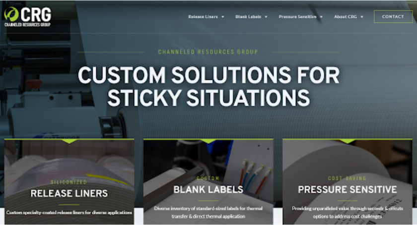 Channeled Resources Group launches new website - Label and Narrow Web