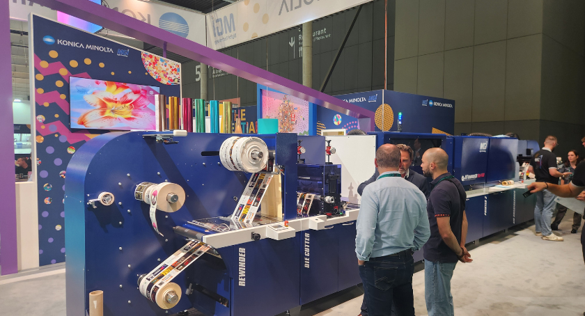 Konica Minolta showcases AccurioLabel presses, MGI collaboration ...