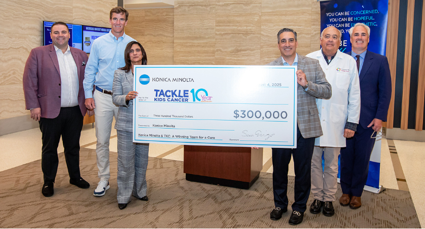 Konica Minolta raises money for pediatric cancer research - Label and ...
